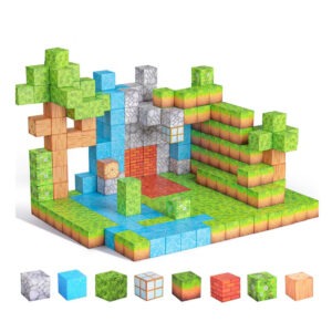 blocuri magnetice minecraft - Best Toys