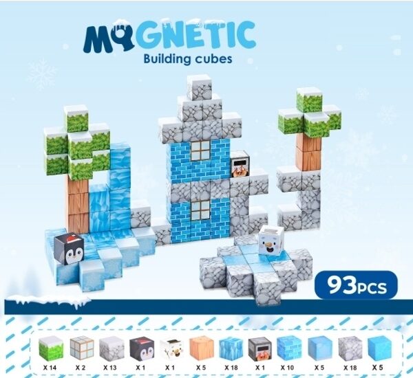 blocuri magnetice minecraft - Best Toys