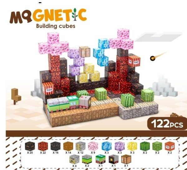 blocuri magnetice minecraft - Best Toys
