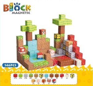 blocuri magnetice minecraft - Best Toys