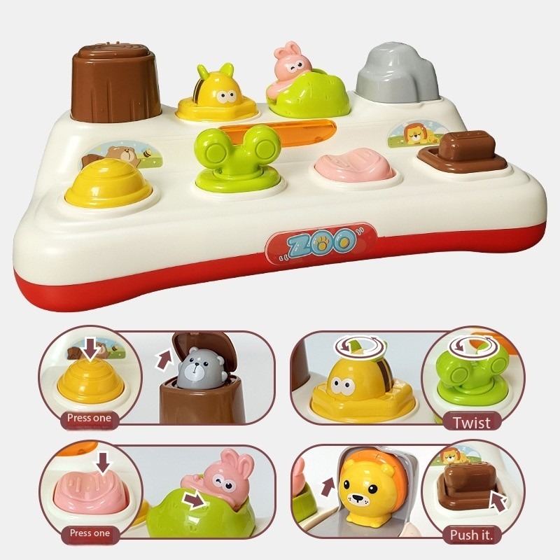 Jucărie interactivă tip Pop-Up – „Zoo” - Best Toys